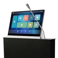 China Paperless Computer Conference System Electric Pop-up Paperless Meeting System Retractable Monitor Lift for sale