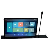 China Paperless Computer Conference System Electric Pop-up Paperless Meeting System Retractable Monitor Lift for sale
