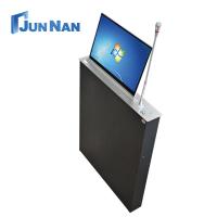 China Lcd Monitor Lift Gaming PC Monitor With Lifting Rotating Base Conference Microphone Motorized Monitor Lift for sale