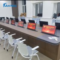 China Paperless Conference System With Multiple Video Interfaces 17.3-inch Display Camera Tracking Touch Screen Lifting Control for sale
