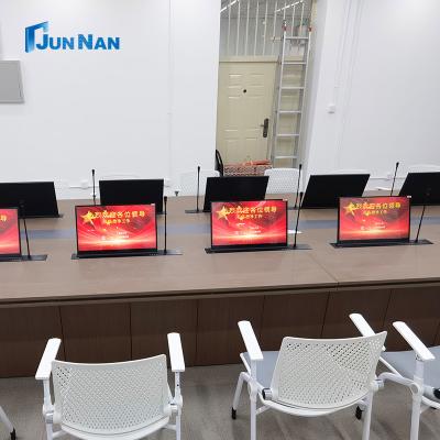 China Paperless Conference System With Multiple Video Interfaces 17.3-inch Display Camera Tracking Touch Screen Lifting Control for sale