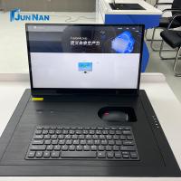China Conference Table LCD Screen Electric Flipper With Touch Function And Motorized Control For High-Level Meetings for sale