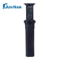 China Hidden Pop-Up Desktop USB Charger Socket Tabletop Wireless Electrical Accessory US UK Plug for sale