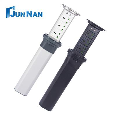 China Junnan Multi-function Socket with Remote Control and Smart Lift Technology 110V-220V- Rated Voltage Kitchen and Office for sale
