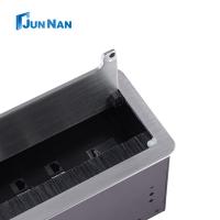 China Hidden Hotel Power Strip Conference Desktop With Recessed Power Multifunction Socket for Modern Offices and Workplaces for sale