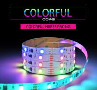 China External IC RGB SMD 5050 LED Strip Light Remote Control For Bar KTV Atmosphere Light for sale