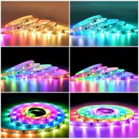 China Symphony SMD 5050 RGB LED Strip 12V 5m Thickened Double Sided Film Panel Flexible for sale