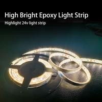 China IP65 Flexible SMD 2835 LED Strip Light Epoxy Waterproof 12V / 24V for sale