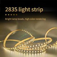 China Low Voltage SMD LED Flexible Strips 2835 12V 120 Light Cuttable for sale