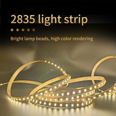 China Low Voltage SMD LED Flexible Strips 2835 12V 120 Light Cuttable for sale