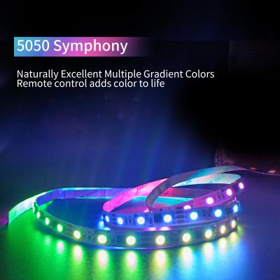 China Full Color Rgb 5050 Led Strip Lights Waterproo Fled Strip Light for sale