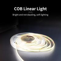 China Ultra Narrow Flexible Linear Light COB Waterproof Rgb Led Strip Lights for sale
