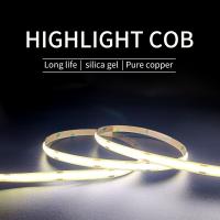 China Waterproof 12V COB LED Strip Light 480 bead Monochrome Type 50000H for sale