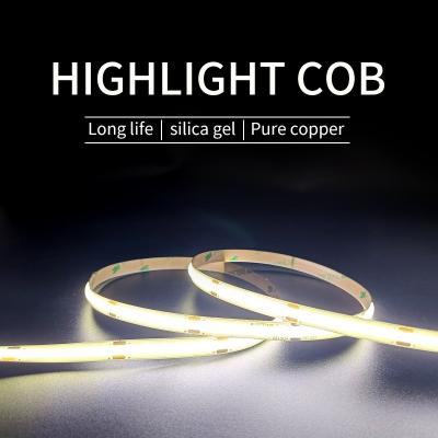 China Waterproof 12V COB LED Strip Light 480 bead Monochrome Type 50000H for sale