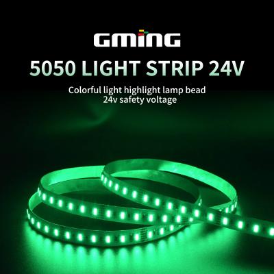 China RGB Colorful SMD 5050 LED Strip Light Flexible For Bar Display Cabinet / Stairs for sale