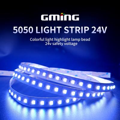 China RGB Flexible SMD 5050 LED Strip Light IP20 120 Degrees Beam Angle for sale