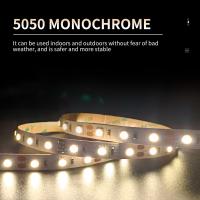 China Bright Monochrome 112 Lamp SMD LED Flexible Strips 5050 120 Degrees Energy Saving for sale