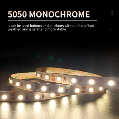 China Bright Monochrome 112 Lamp SMD LED Flexible Strips 5050 120 Degrees Energy Saving for sale