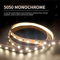 China Indoor / Outdoor Decoration SMD 5050 LED Strip Light Monochrome Temperature Lamp for sale