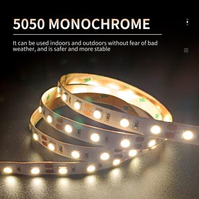 China UL SMD LED Flexible Strips 5050 Highlight Monochrome 50000H Long Life for sale