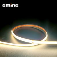 China COB Monochrome Line Lamp Ra90 4MM Wide 480 Beads Red Led Strip Lights 12V 24V for sale