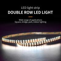 China waterproof IP65 Double Row LED Strip Low Voltage 12v 24v Led Lamp for sale