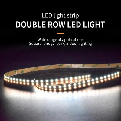 China waterproof IP65 Double Row LED Strip Low Voltage 12v 24v Led Lamp for sale