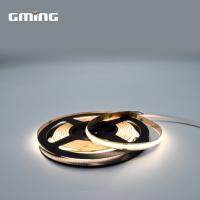 China Warm White Cob Led Strip 12v 24v 4mm Wide Waterproof With Bright 480 Beads for sale