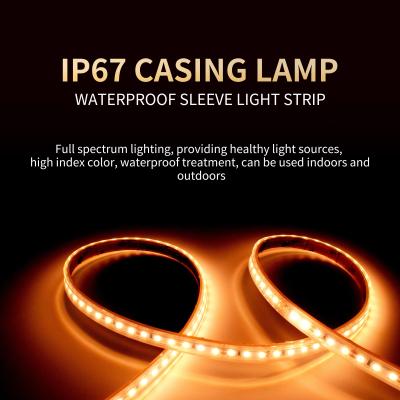 China Surface Mounted SMD 2835 LED Strip Casing Glue Injection IP67 Underwater for sale