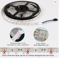 China Colored RGB SMD LED Flexible Strips 60 LEDs / M CE Approvel Long Working Life for sale