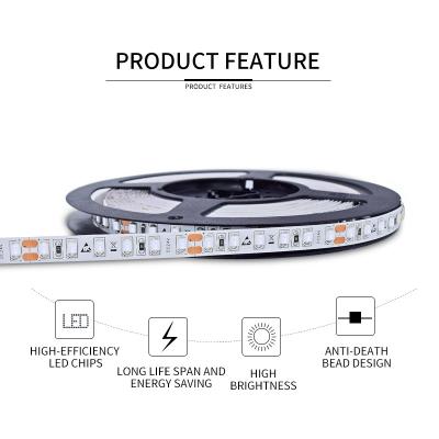 China 12/24VDC 630nm 12W IP65 25LM Waterproof SMD LED Strip for sale