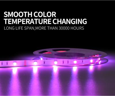 China Hydrophilic 6W 30les/M Flexible Rgb Led Strip 10mm PCB for sale