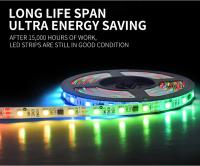 China Silicone Coated 530nm 6500k 6W 5050 led tape lights for sale
