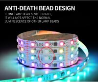 China Silicone Coated 530nm 6500k 6W 5050 led tape lights for sale
