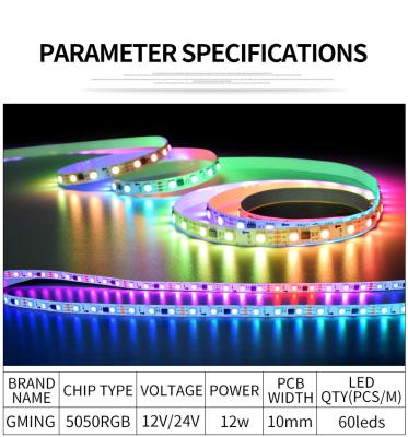 China 6W IP20 30leds/M SMD5050 Flexible LED Strip 12/24VDC for sale