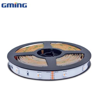 China 18W Warm White 390-400lm 5050 SMD RGB LED Strip 60leds/m for sale
