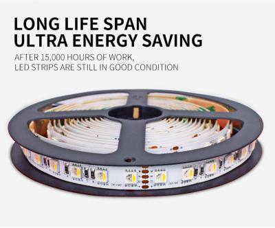China Flexible Copper Lamp Body SMD 5050 LED Strip Light 23W 520-530nm for sale