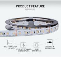 China CRI Remote Color Changing 630nm 19.2W RGB LED Strip Light for sale