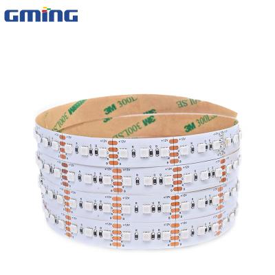 China IP20 Ra80+ H3838 520-530nm SMD RGB LED Strip Light 12mm Pcb for sale