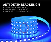 China wide viewing angle 9.6W RGB 12V DC SMD 5050 LED Strip Light For Decoration for sale