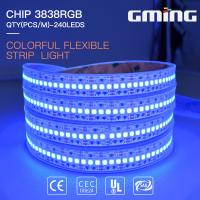 China 3Oz PCB 463nm 240les/m 24W SMD RGB LED Strip Light for sale