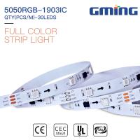 China 12V/24V 30les/M 6W 5050RGB SMD LED Strip Light UCS1903-8 for sale