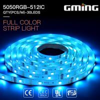 China 6W UCS DMX512-16 463nm SMD 5050 LED Strip Light 30leds/M for sale