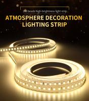 China 24W 12/24VDC 2650lm 144LEDs/M SMD 2835 LED Strip 120 Degree for sale