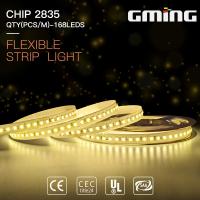 China 24W 12/24VDC 2650lm 144LEDs/M SMD 2835 LED Strip 120 Degree for sale