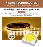 China Copper 520-530nm 18W IP20 RGBWW SMD5050 LED Strip Light for sale