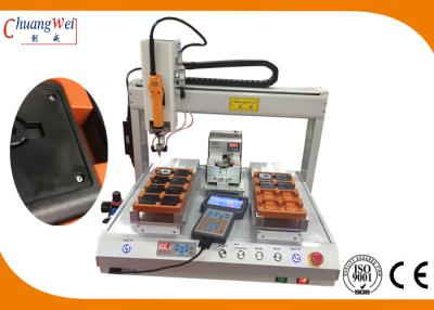 China Double Station Automatic Screwdriver Machine 300W Automatic Bolt Tightening Machine 0.4Mpa for sale