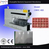 China 400mm Cutting Length V Cut PCB Separator 110/220V Industrial With Linear Blade for sale