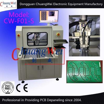 China PCB Depaneling Machine PCB Inline CNC Router with 0.01 Positioning Accuracy for sale