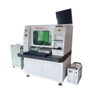 China Automatic Laser Depaneling Machine 0.02mm Cutting Accuracy AC220V With Double Working Tables for sale